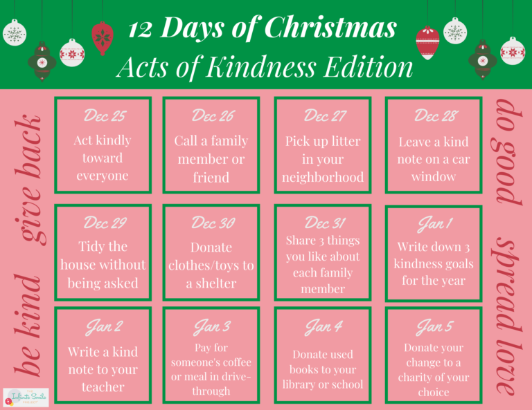 12 Days of Christmas “Acts of Kindness Edition” – The Infinite Smile ...